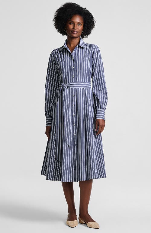 LANDS' END petite poplin perfect shirt dress